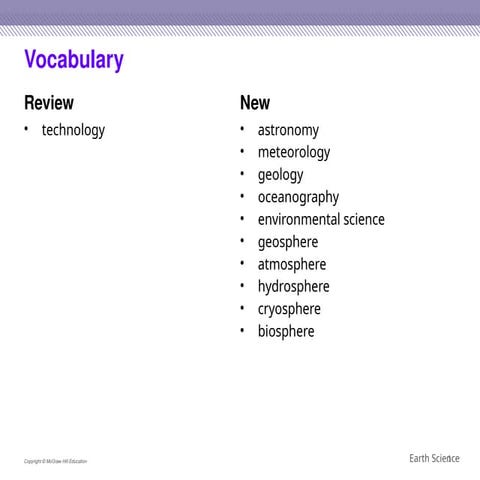 1. Introduction t0 Earth_Science Power Point | PPT