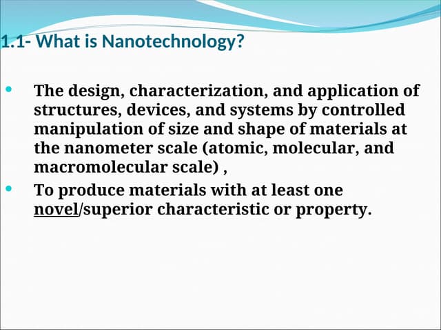 Nanomaterials and their classification | PPTX