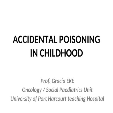 Comprehensive Guide to Poisoning in Children: Causes, Symptoms, and ...