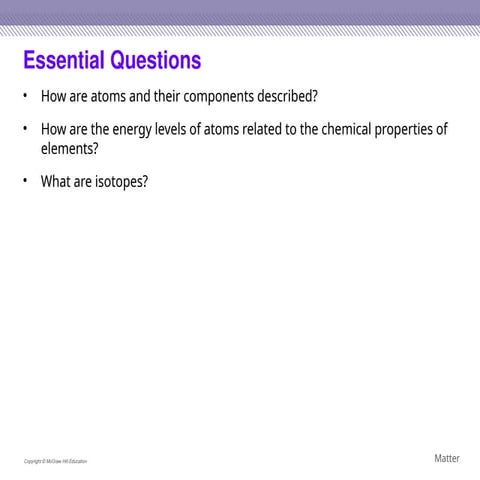 1. Matter and why it matters Earth Science | PPT