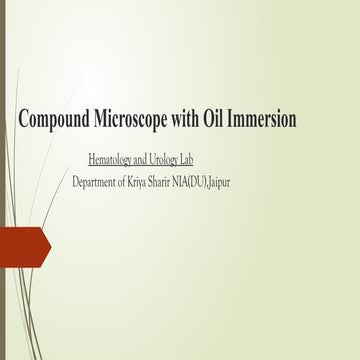 1.Microscope_with_oil_immersion.p ptx by Sangeeta | PPTX