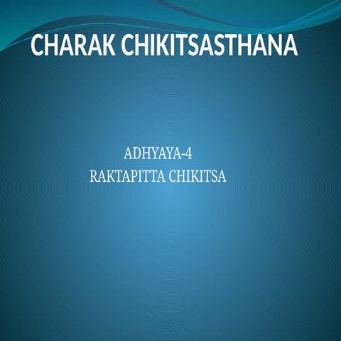 Rakta pitta Chikitsa 4th year bams1.pptx