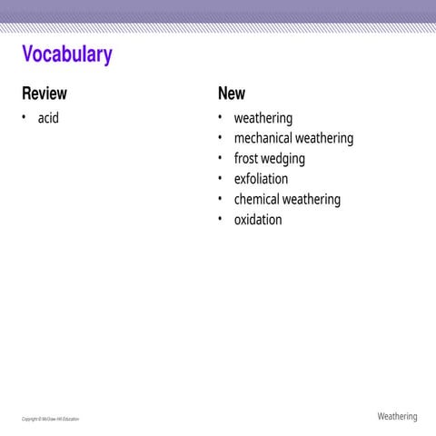 1. Weathering and Earth Science storms and more | PPTX | Geology | Science