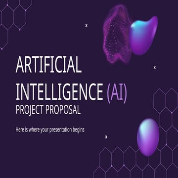 Artificial Intelligence (AI) Technology Project Proposal Infographics ...