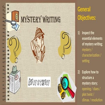 1. Mystery Writing - intro & activities (Ignite).pptx