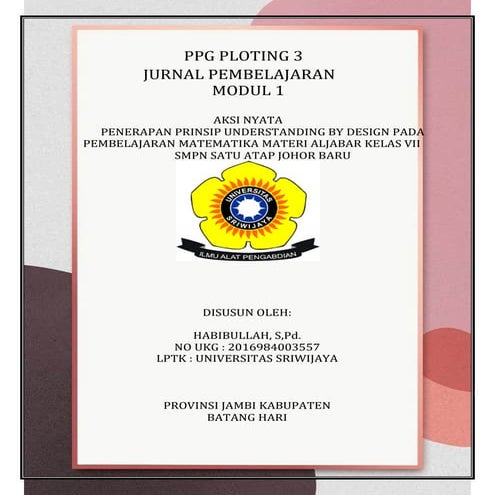 Aksi Nyata Modul 1 PPG Piloting Topik Pembelajaran dan Asesmen ...
