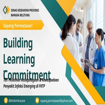 1. BLC.pptx Pelatihan Kesiapsiagaan penyakit infeksi | PPTX