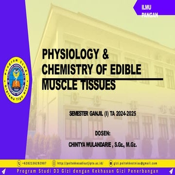 1. Physiology Chemistry of Edible Muscle Tissues (ppt).pptx
