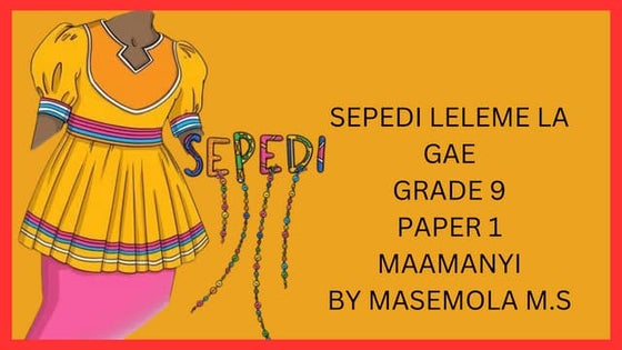 BIG SECRET OF SEPEDI - Sepedi Handbook and Study Guide | PDF