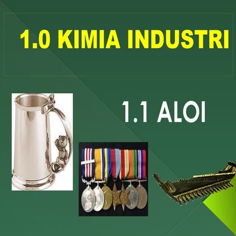 BAB 1. 1 ALOI KIMIA INDUSTRI SEMESTER 2 SVM | PPTX