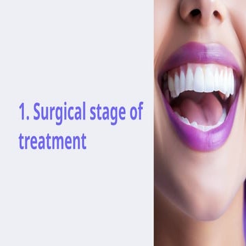 Surgical stage of treatment in periodontics | PPT
