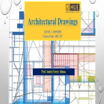 The architectural drawing is a visual language | PDF