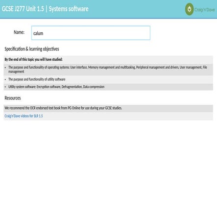 1.5 Workbook.pptx....................... | PPTX | Operating Systems | Computer Software and ...