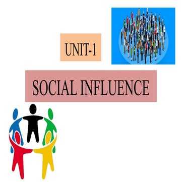 INTRODUCTION, TYPES TO SOCIAL INFLUENCE, | PPTX