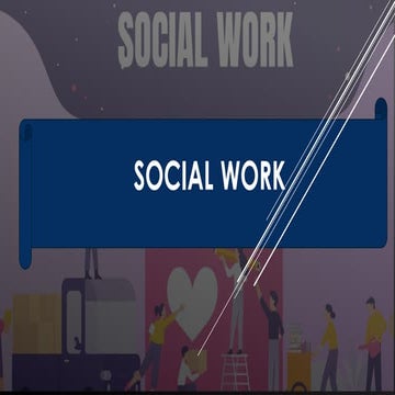 Appiled Social Sciences (Goals and Scope of Social Work ) | PPTX