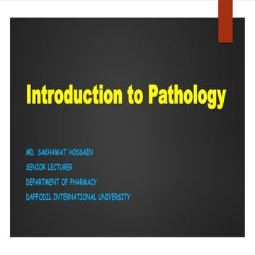 COMMON DEFINITIONS & TERMS USED IN PATHOLOGY | PDF