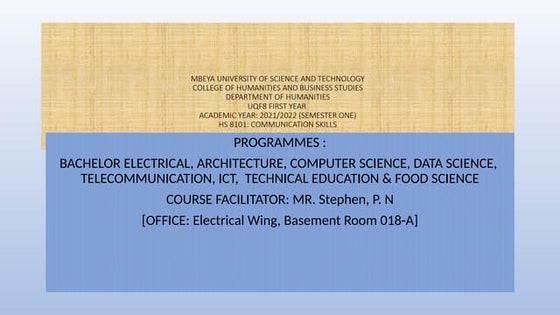 N4 Communication - Basic Communication Principles for N4 students at ...