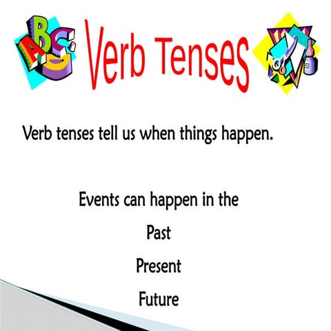 verb-tenses-revision power point presentation | PPT