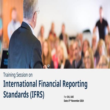Ifrs Framework With Detailed Examples And Excercises Ppt