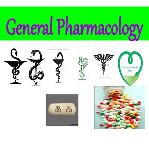 1. General Pharmacology powerpoint presentation | PPTX