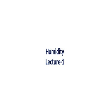 1. Humidity Lecture-1.pptx FOR UPSC,SSCS | PPT