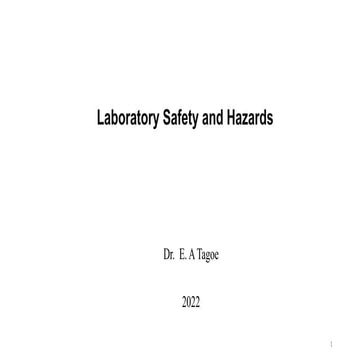 laboratory safety, precautions and hazards | PPTX