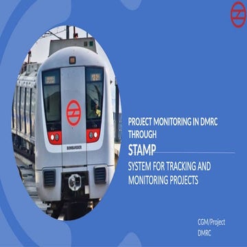 Project management software being used by DMRC | PPTX