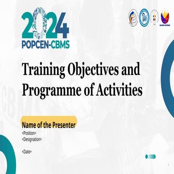 1. Training Objectives and Programme.pptx