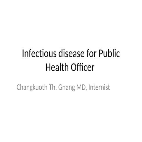 1. Infectious disease.pptx internal medicine | PPTX