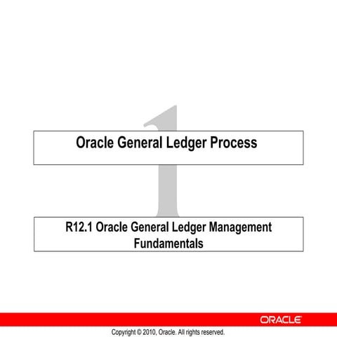oracle General ledger process presentation 1 | PPT