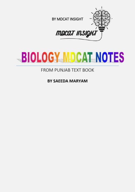 NERVOUS SYSTEM IMPORTANT CHAPTER FOR NEET AND MDCAT | PDF