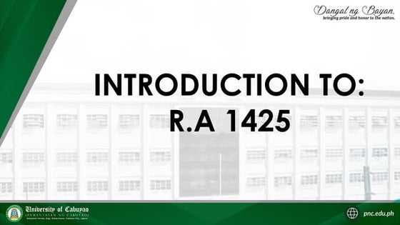 Why to study the Life and works of Rizal | PPTX | Politics