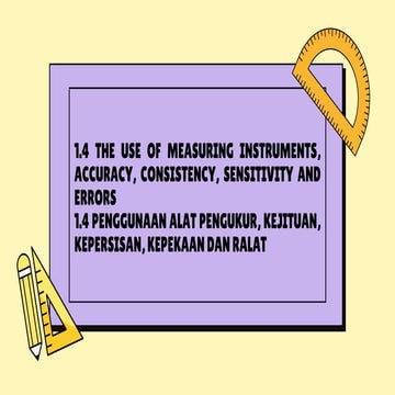 Chapter 1/Bab 1 : 1.4 (Form 1/Tingkatan 1 - Science/Sains) | PDF