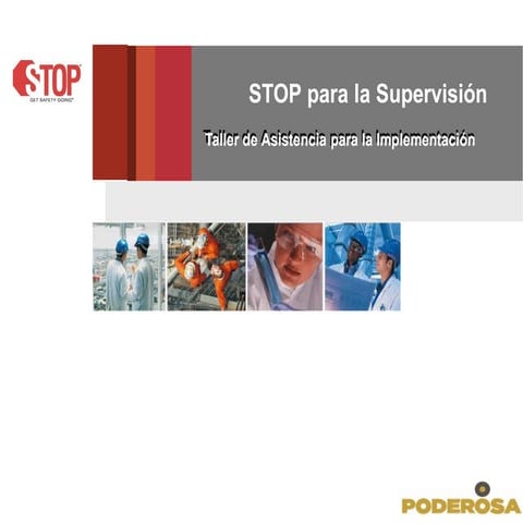 PROGRAMA STOP PARA EMPLEADOS SEGURIDAD OBSERVACION PREVENTIVA | PPT