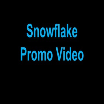 Snowflake Datawarehouse cloud power point presentation | PPTX