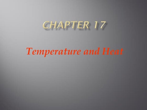 HEAT and TEMPERATURE | PPTX