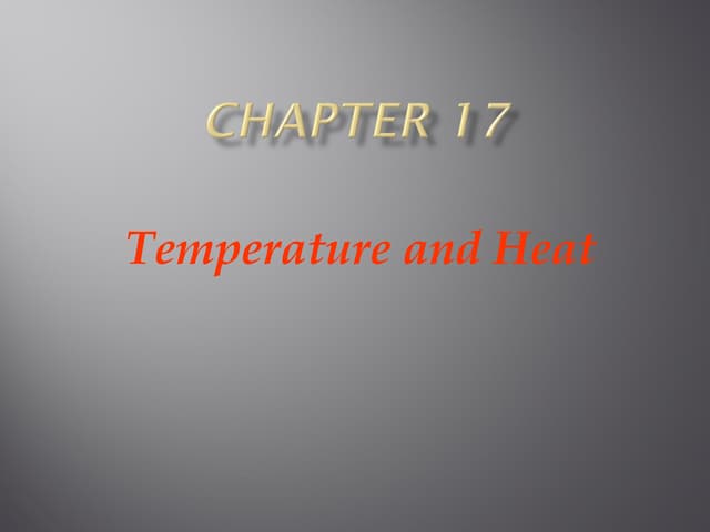 HEAT and TEMPERATURE | PPTX