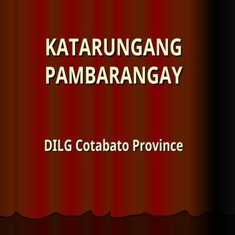 LTIA Training Presentation FOR BARANGAY LUPON | PPTX