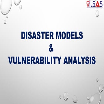 1. Disaster Model & Vulnerability Analysis.pptx