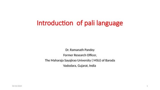 हिन्दी भाषा एवं उसका विकास | PPTX