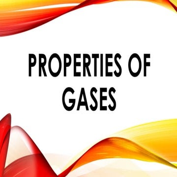 No Definite Shape or Volume Gases take the shape and volume of their ...