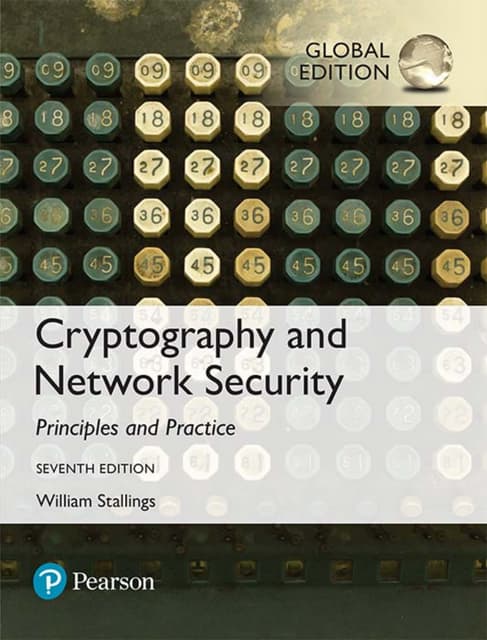 CRYPTOGRAPHY AND NETWORK SECURITYPRINCIPLES AND PRACTI.docx | Information and Network Security ...