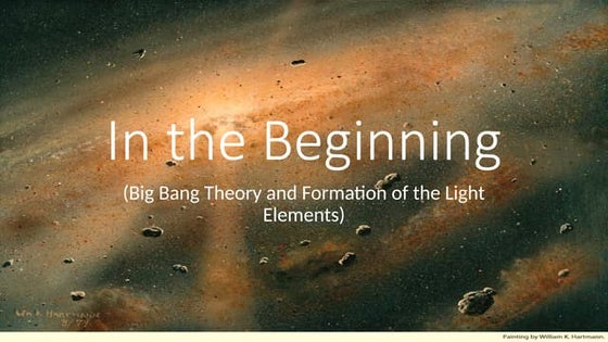 The big bang theory | PPT