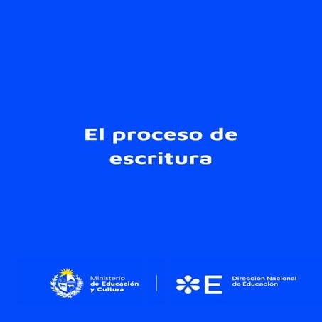 5. El proceso de escritura | PPTX