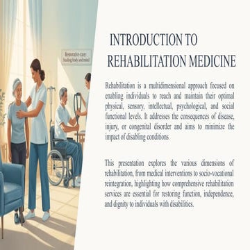 Rehabilitation | PPTX