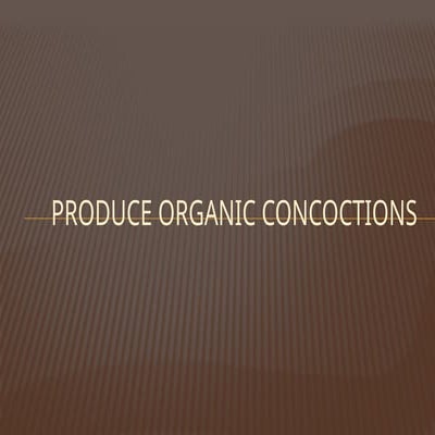 Produce Organic Concoction and Extracts- Organic Agriculture Production ...