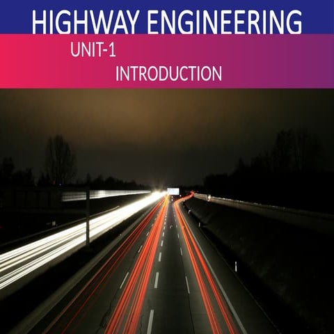 1. Highway Development planning - Introduction.pptx