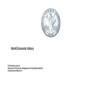 brief introduction to economical history | PPTX