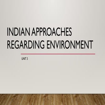 1. UNIT 3 INDIAN APPROACHES.pptx full exp | PPTX