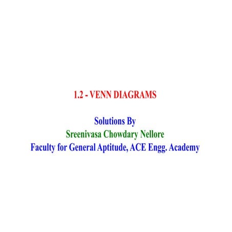 13.3 Venn Diagrams & Two-Way Tables | PDF